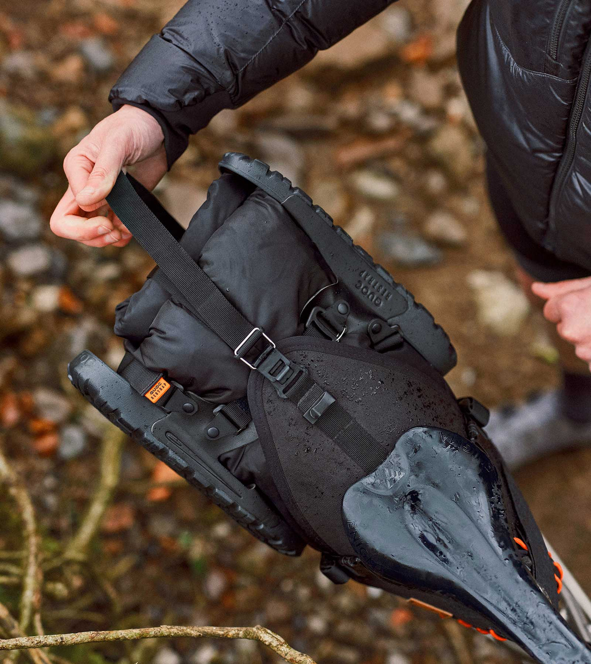QUOC x Restrap Bikepacking and Adventure Sandals - Black | QUOC